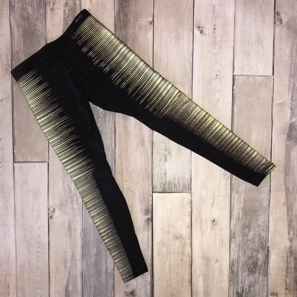 Nike Pro Flash Tights Dri-Fit Reflective Running - Gem